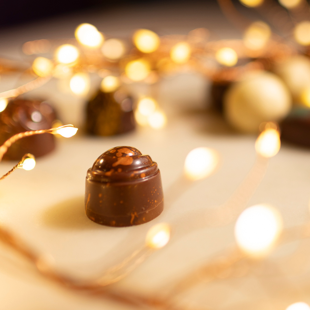 Festive Mini Chocolate Truffle Gift Box Individual – York Cocoa Works
